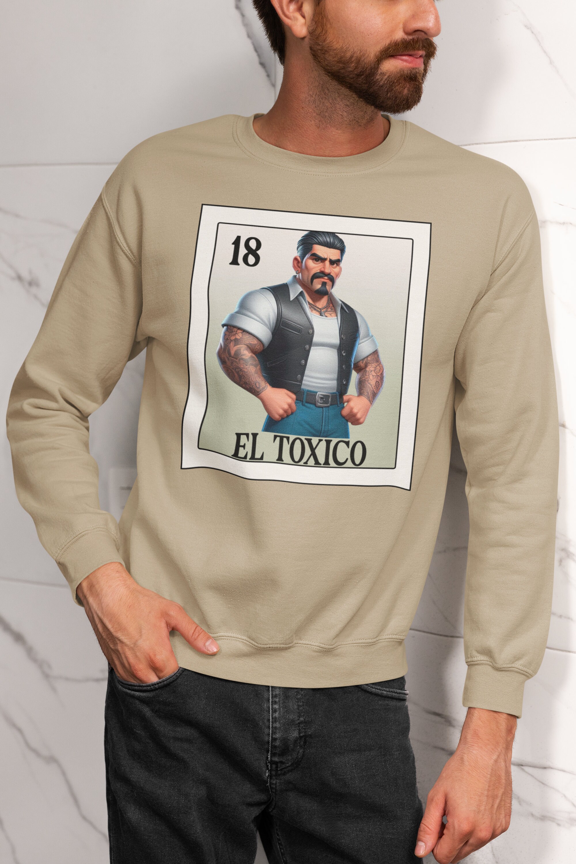 Loteria Card En Espanol, Sublimation Design, El Toxico Digital Card ...