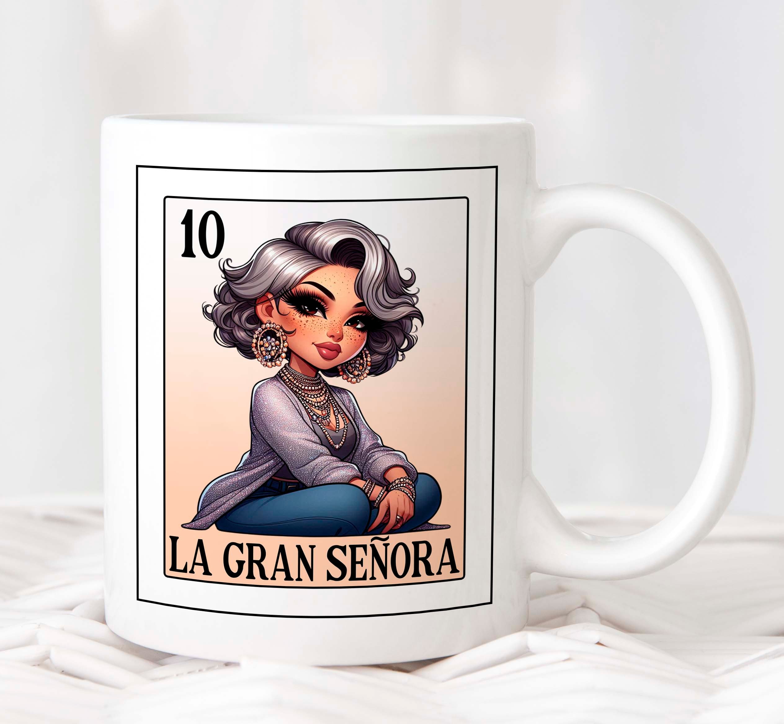 Loteria Card En Espanol, Sublimation Design, La Gran Senora Design PNG ...