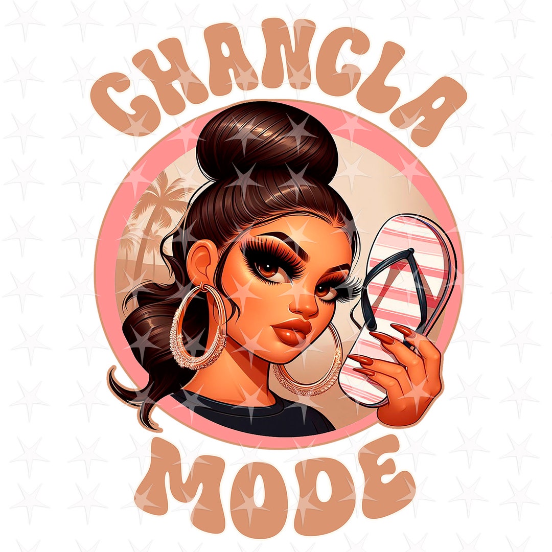 Chancla Mode Spanish Design: Funny Phrases Sublimation (PNG Digital ...