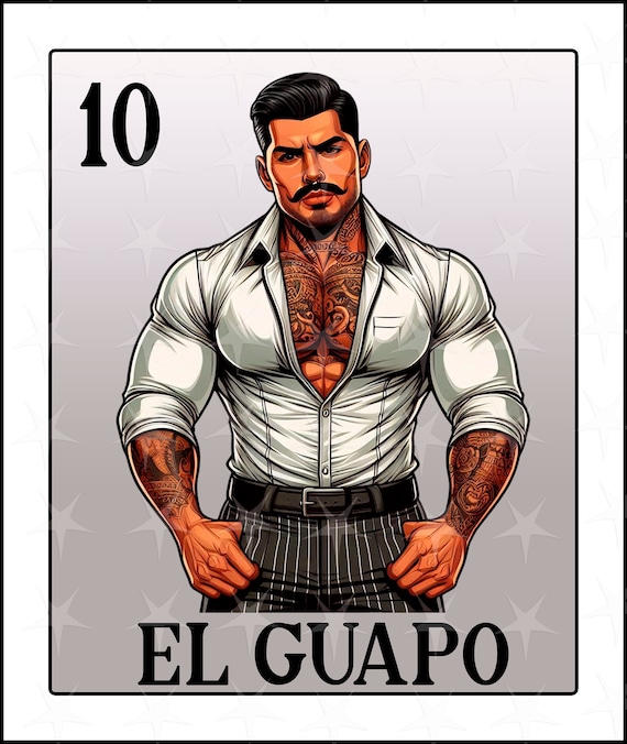 El Guapo Tattoos Handsome Yo Soy Muy Guapo In Spanish Men's T Shirt
