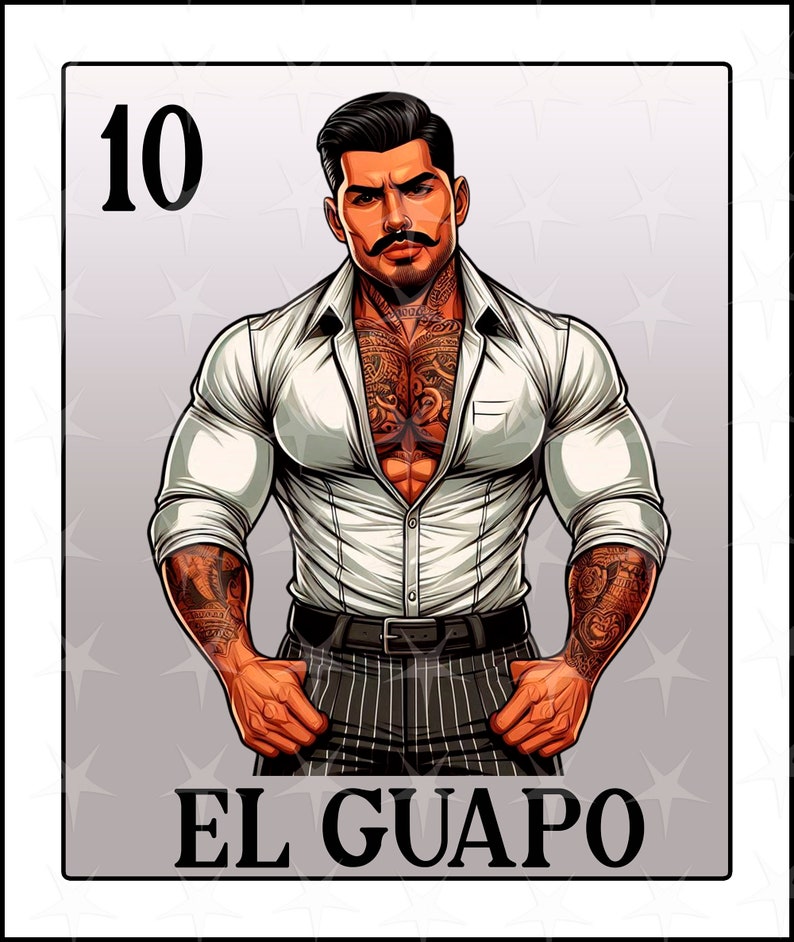 El Guapo Loteria Card Sublimation Design (digital Download) - Etsy Canada