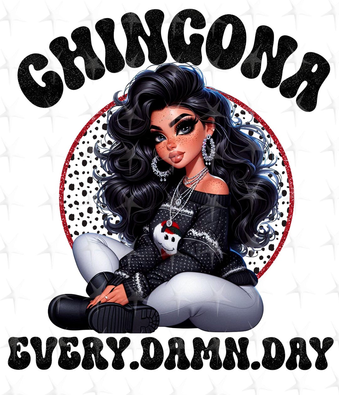 Frases Graciosas En Espanol, Sublimation Design, Chingona Design PNG ...