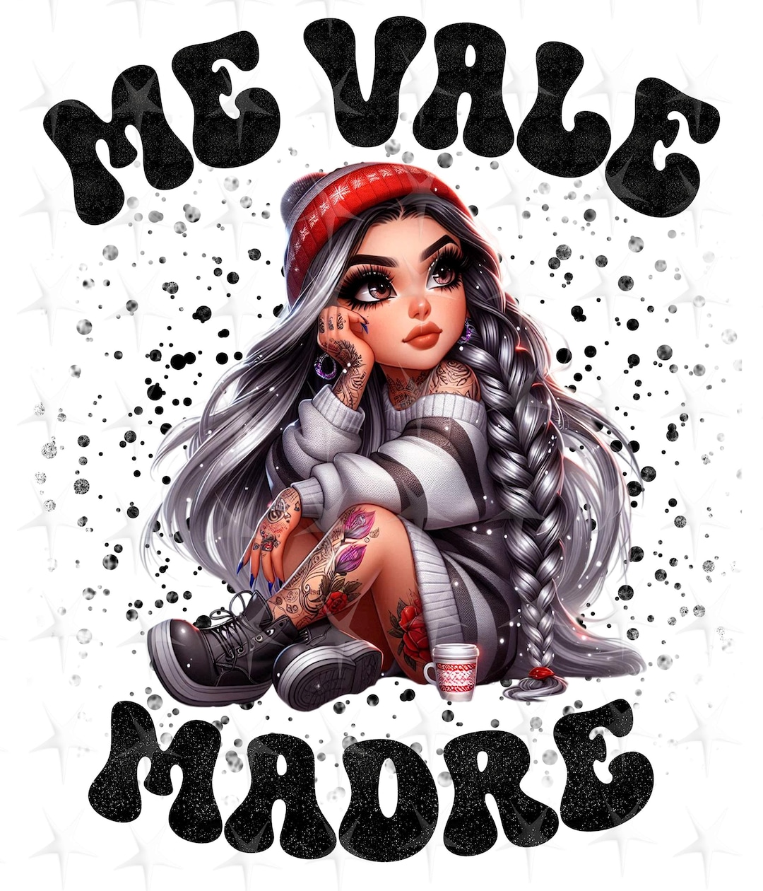 Me Vale Madre PNG: Chingona Spanish Saying Design (digital Download) - Etsy
