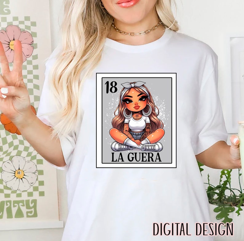 La Guera Loteria Card Sublimation Design (PNG Digital Download) - Etsy