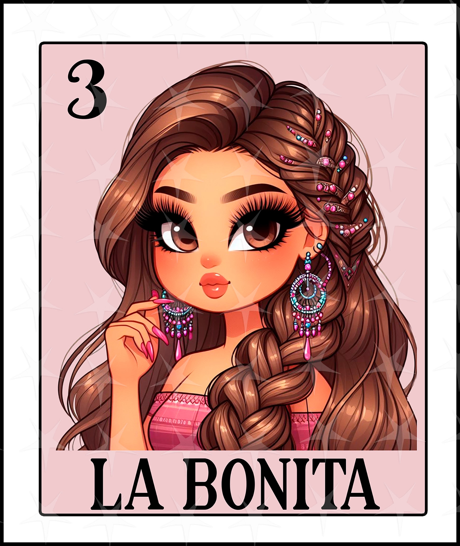 La Bonita Loteria Card Sublimation Design (digital Download) - Etsy
