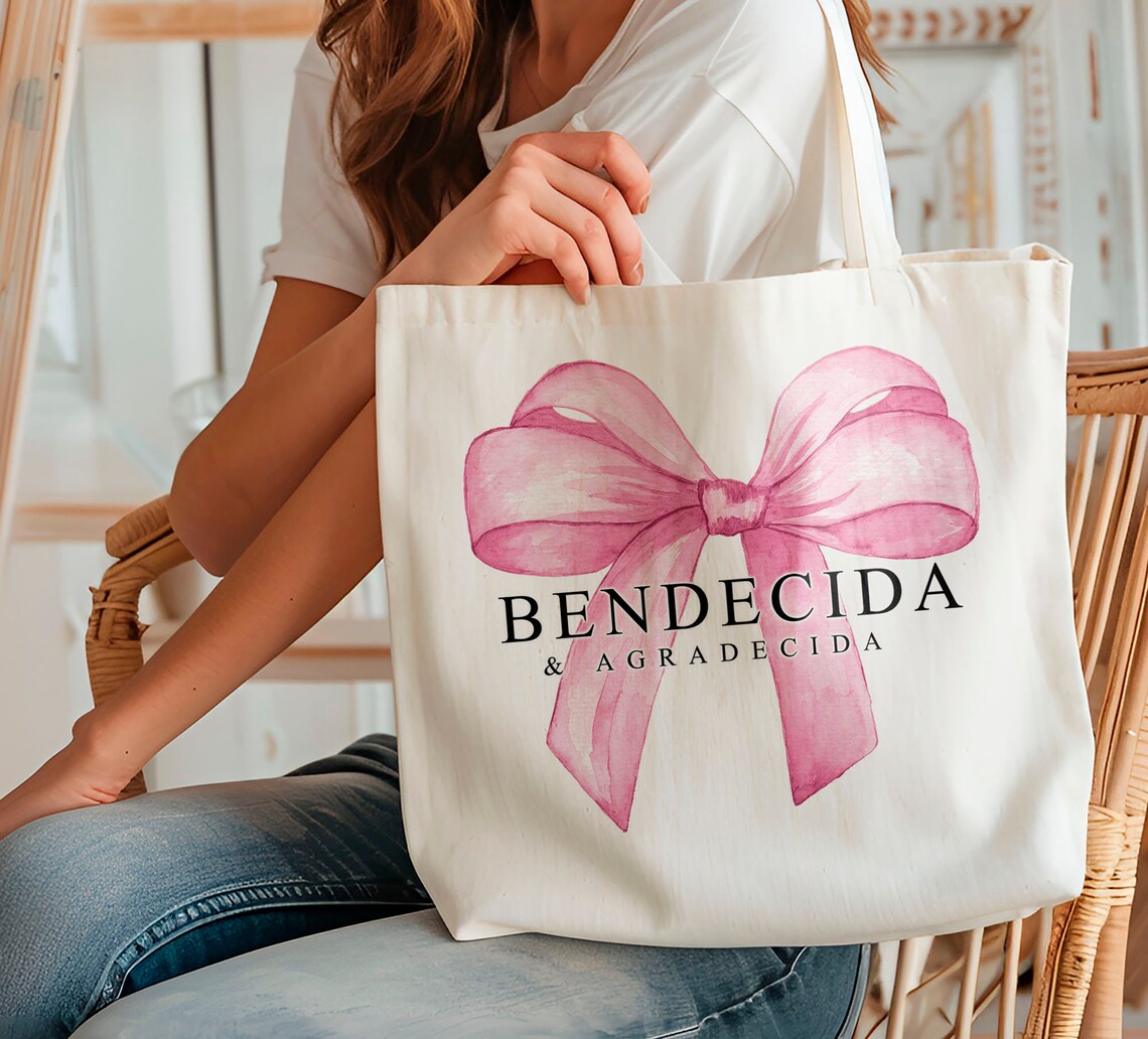 Bendecida Y Agradecida Spanish Bible Verse Sublimation Design (digital ...
