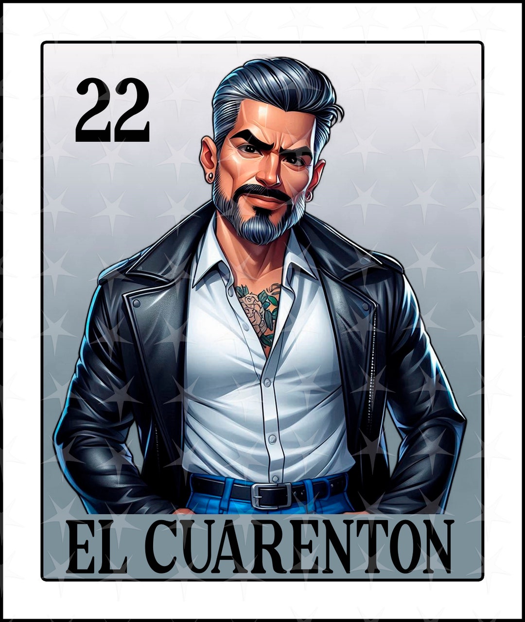 Loteria Card En Espanol, Sublimation Design, El Cuarenton Digital Card ...