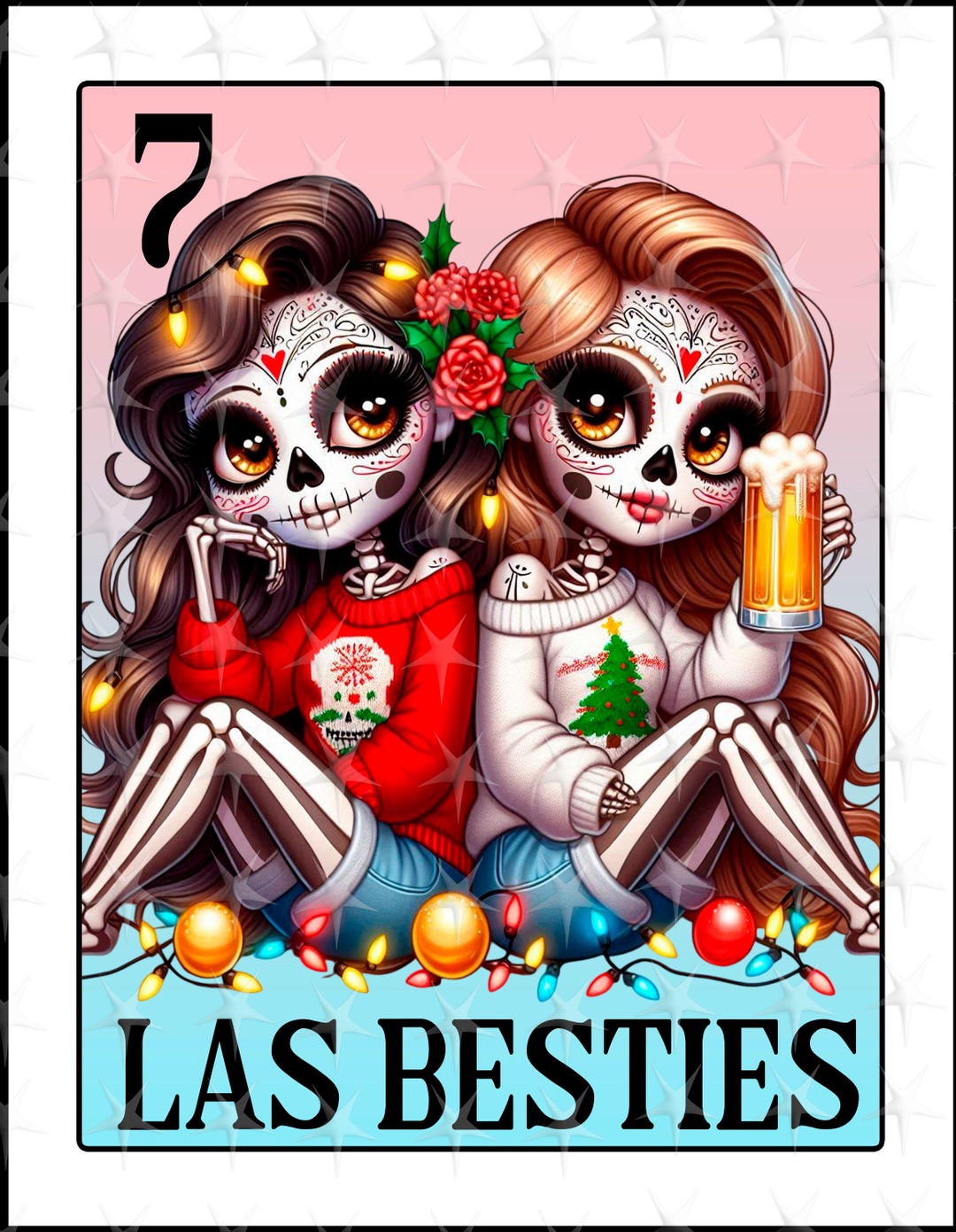 Loteria Card En Espanol, Las Besties Digital Design, Spanish Design ...