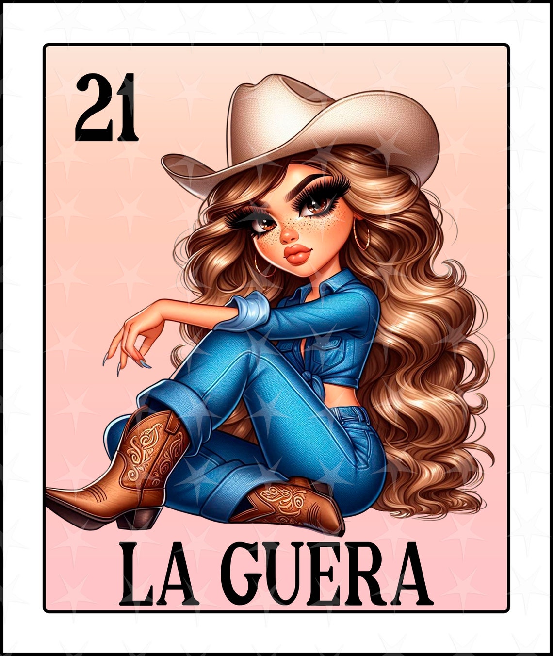 La Guera Loteria Card Sublimation Design (PNG Digital Download) - Etsy