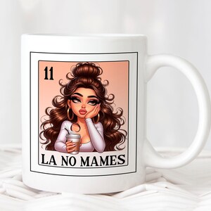 La No Mames Chibi Girl Loteria Card - Spanish Sublimation Design (PNG ...