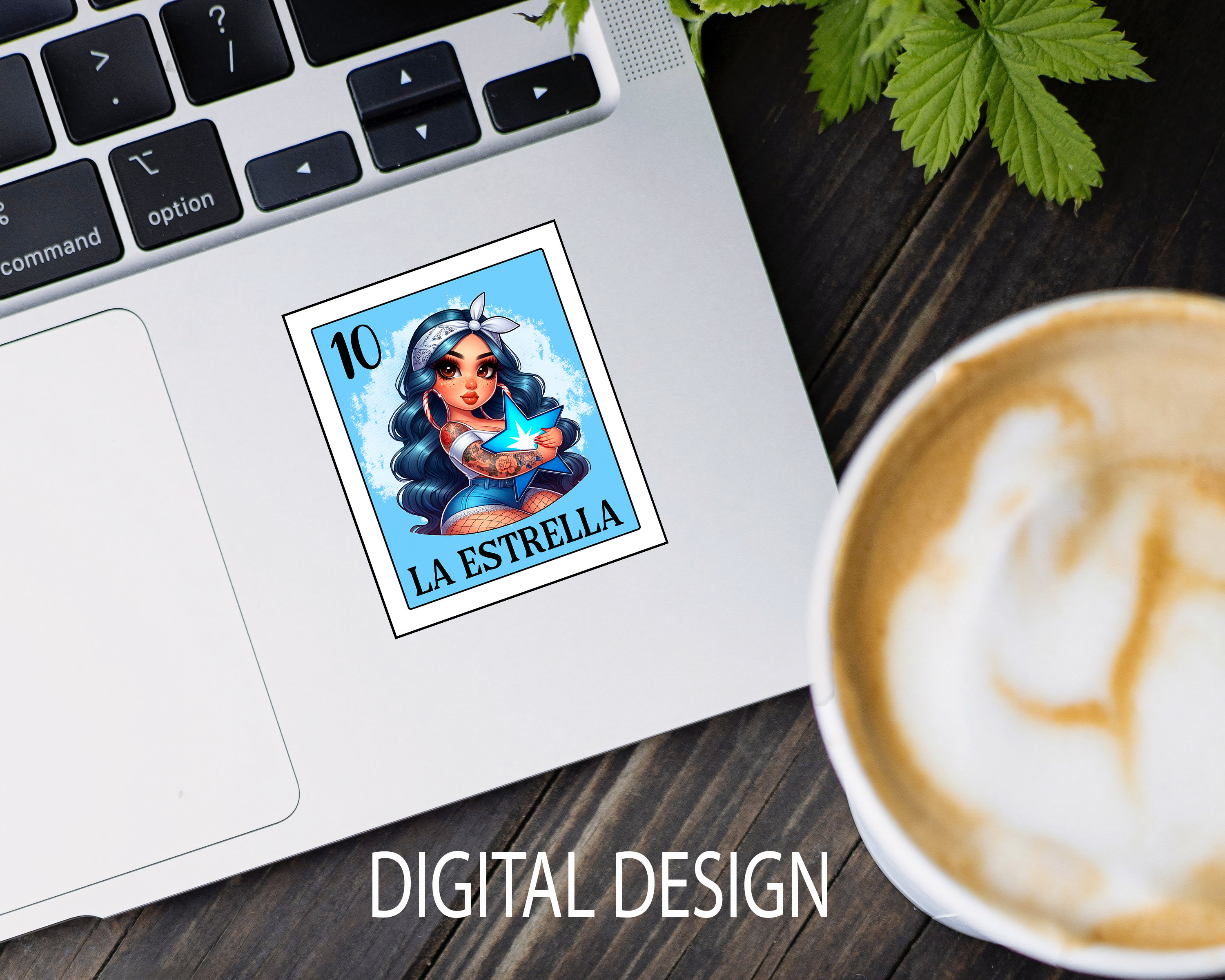 La Estrella Loteria Card Sublimation Design (digital Download) - Etsy