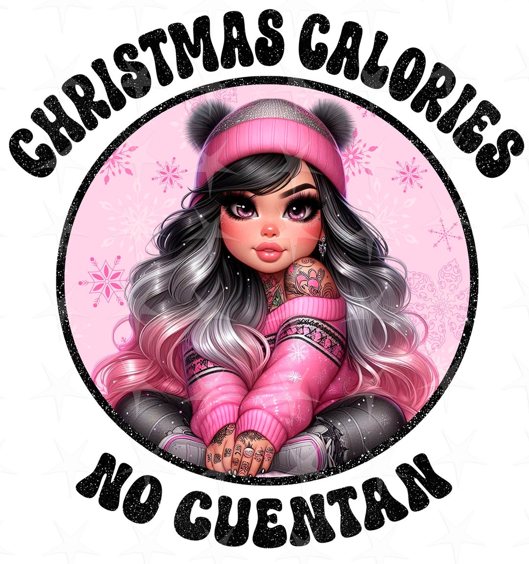 Christmas Calories No Cuentan PNG Design, Sublimation Design, Instant ...