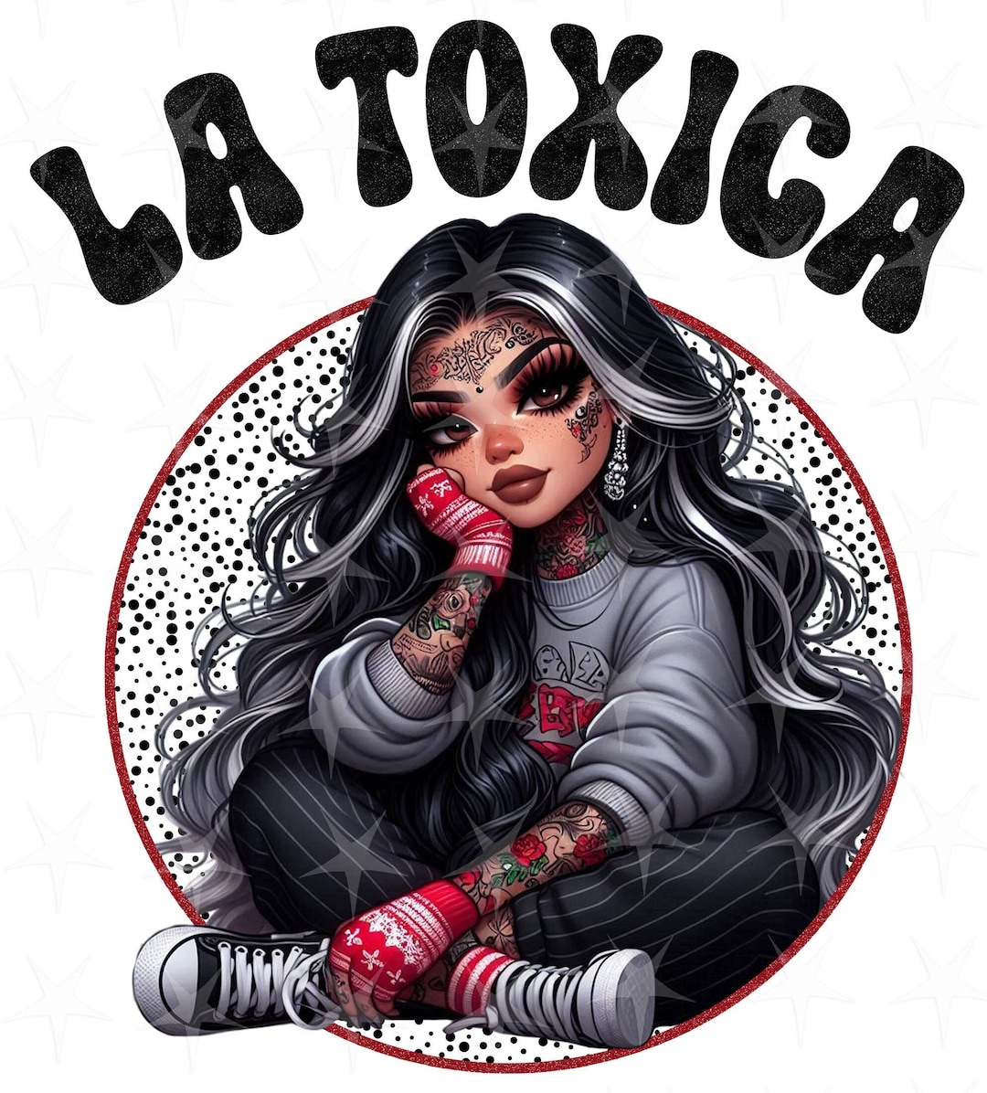La Toxica PNG Digital Design, Frases En Espanol, Sublimation Design ...