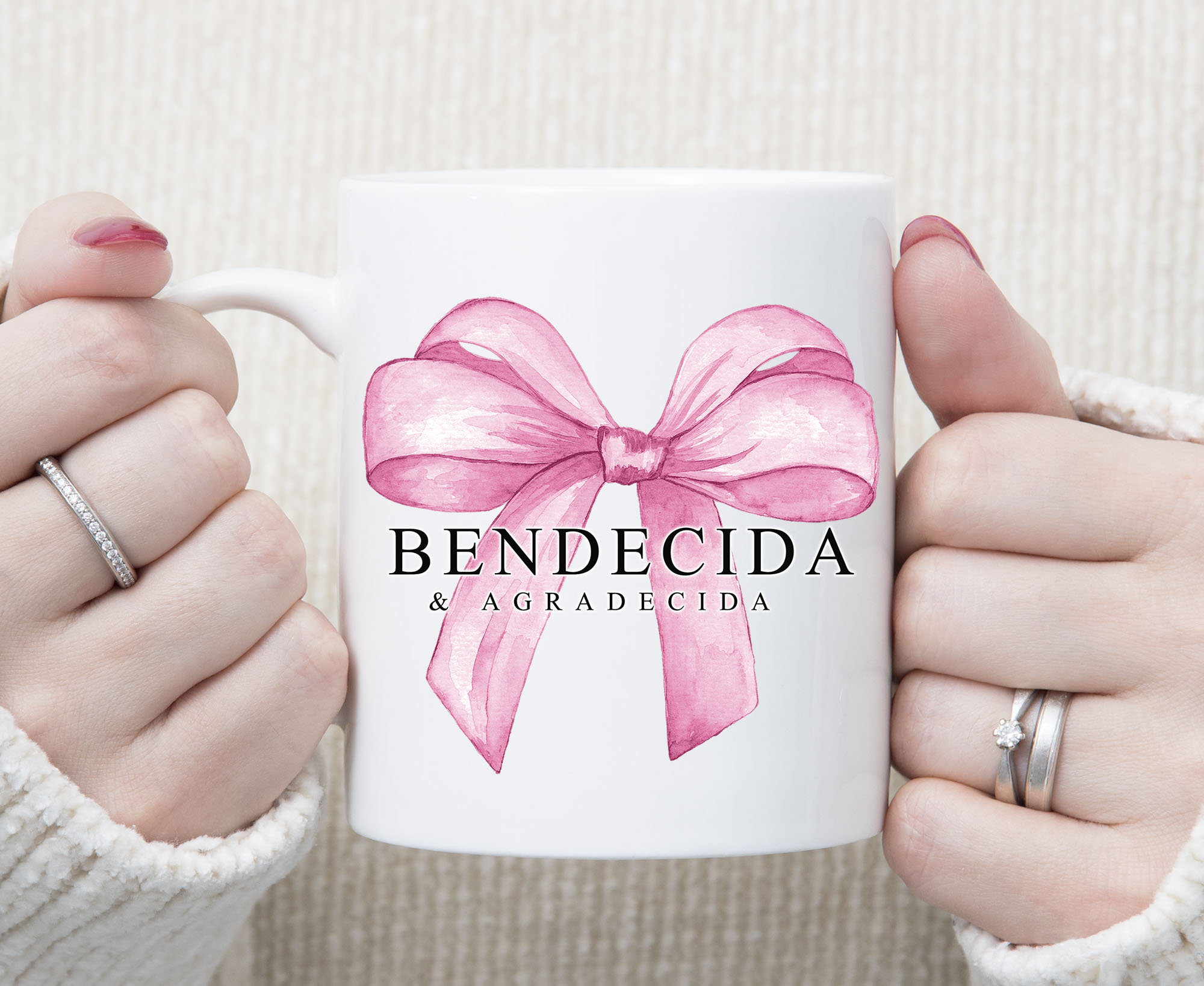 Bendecida Y Agradecida Spanish Bible Verse Sublimation Design (digital ...