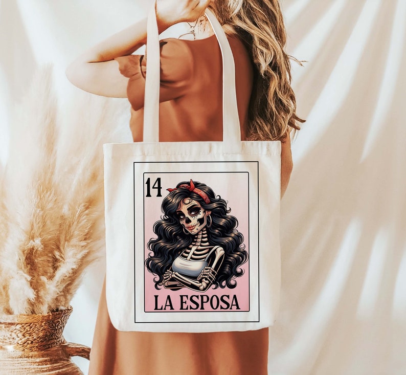 La Esposa Skeleton PNG: Loteria Card Sublimation Design (digital ...