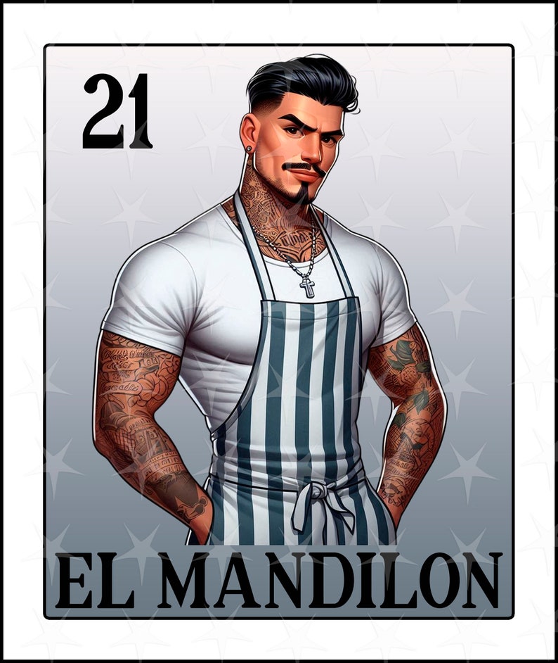 Loteria Card En Espanol, Sublimation Design, El Mandilon Digital Design ...