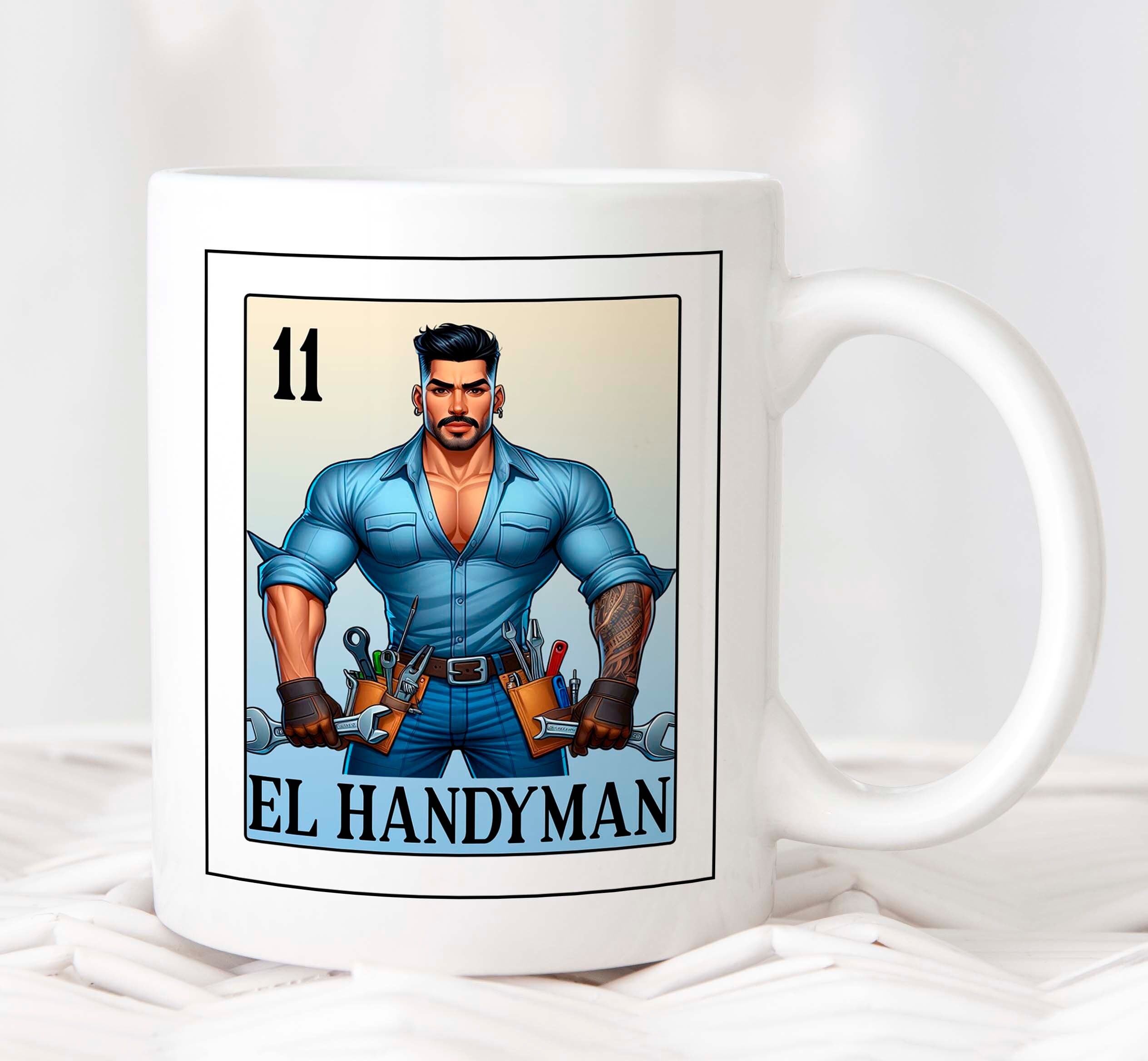 Loteria Card En Espanol, Sublimation Design, El Handyman Digital Card ...