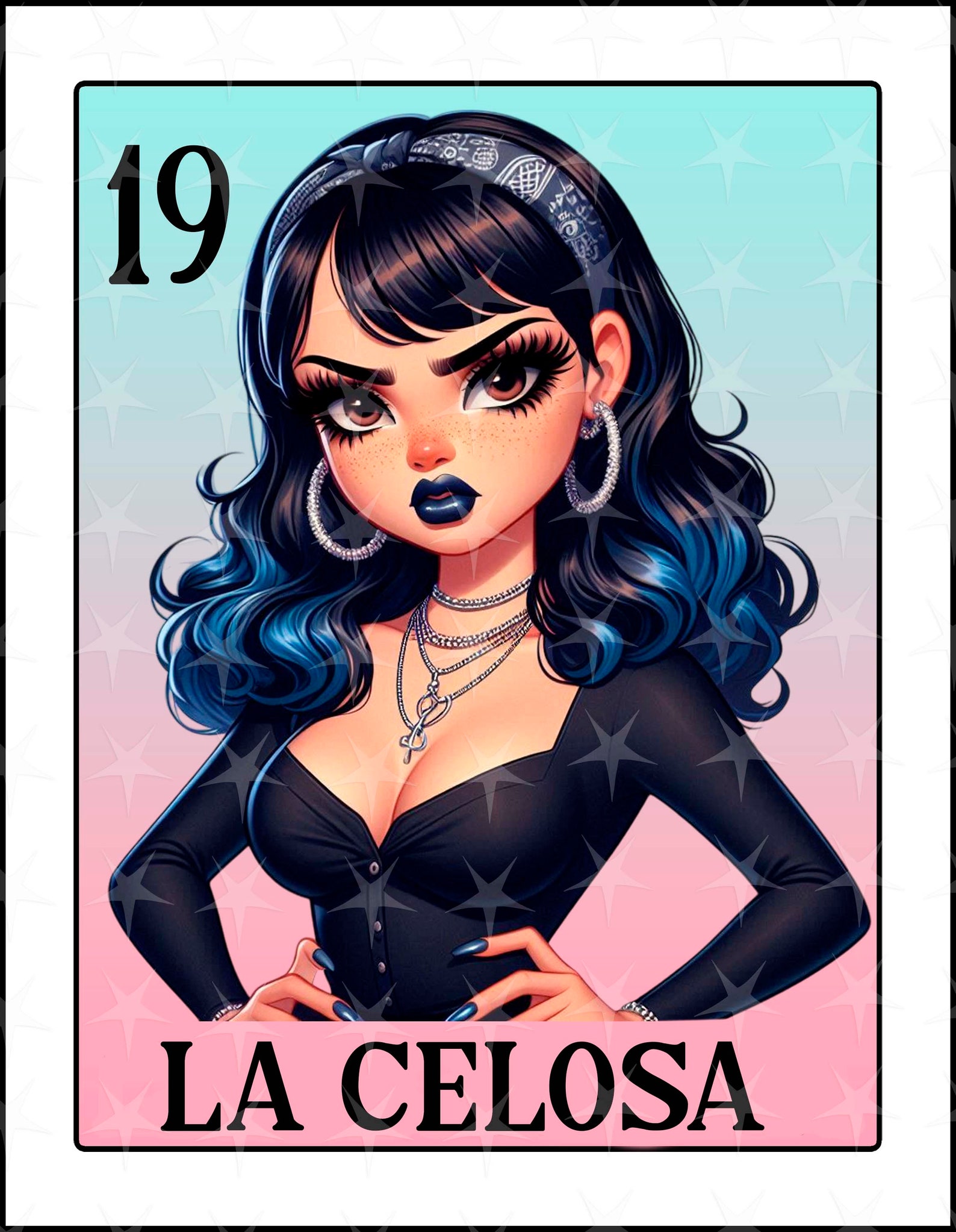 Loteria Card En Espanol, Sublimation Design, Cute La Celosa Design, Instant Download, Spanish ...