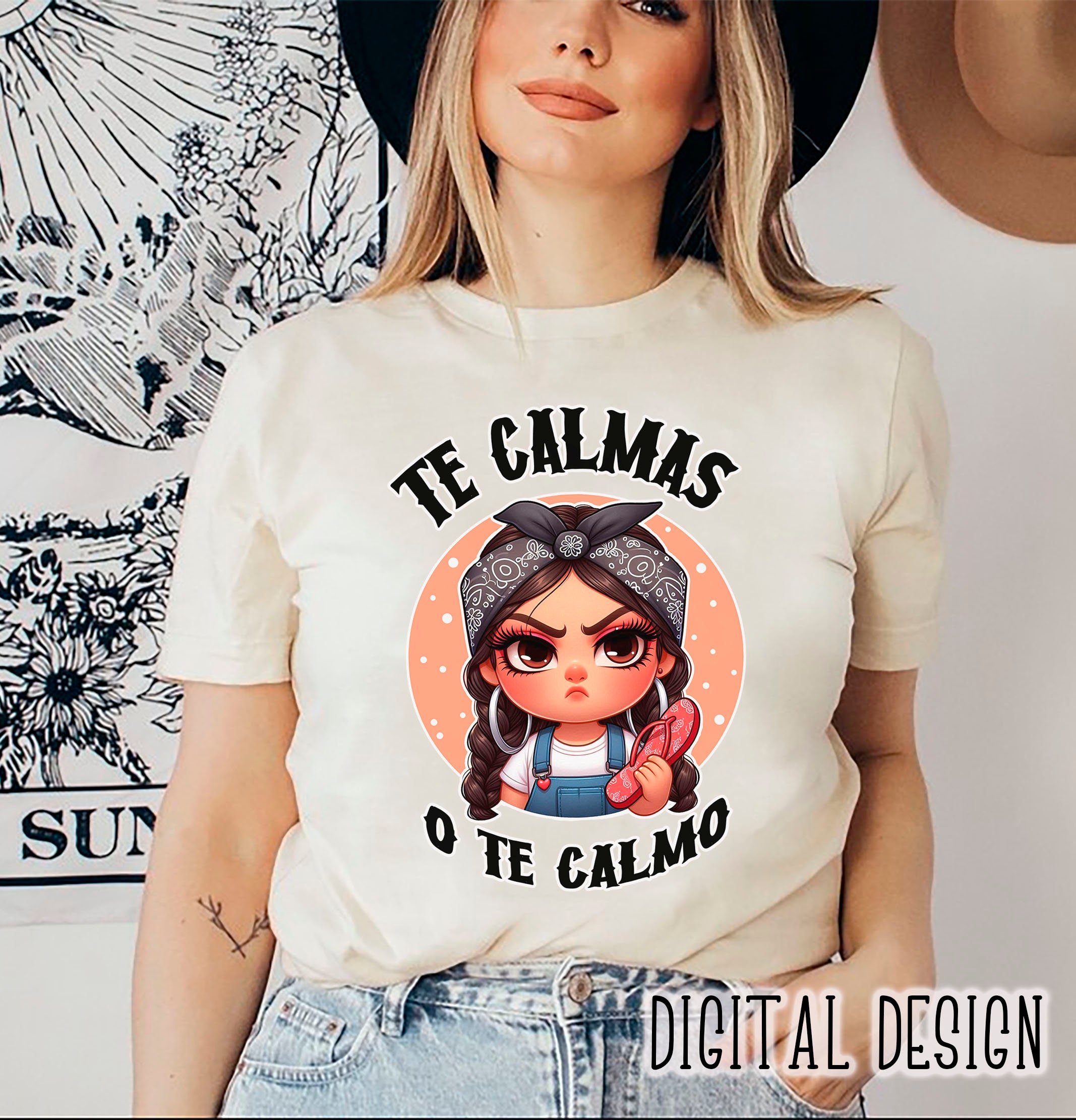 Te Calmas O Te Calmo Sublimation Design, Sublimation Digital Design ...