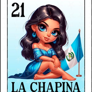Loteria Card En Espanol, La Chapina Loteria Card, Instant Download ...
