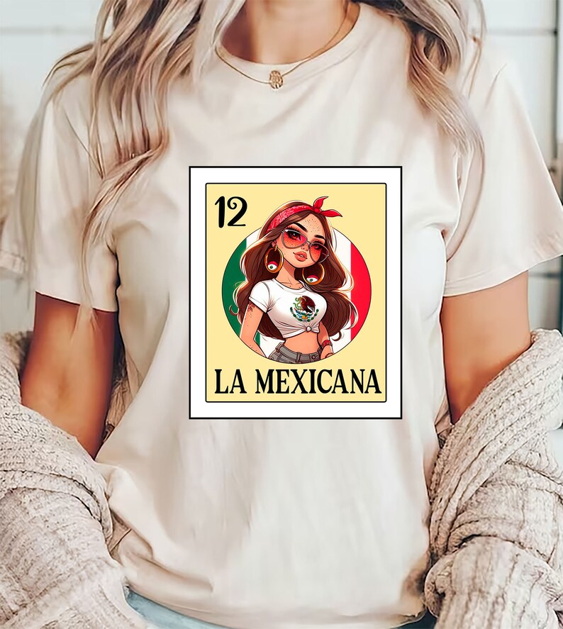 La Mexicana Loteria Card Sublimation Design (digital Download) - Etsy