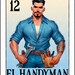 Loteria Card En Espanol, Sublimation Design, El Handyman Digital Card ...
