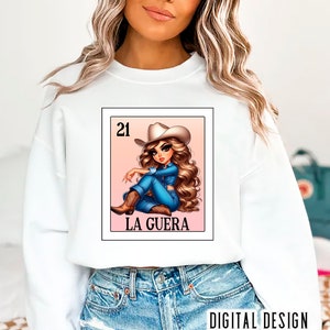 La Guera Loteria Card Sublimation Design (PNG Digital Download) - Etsy