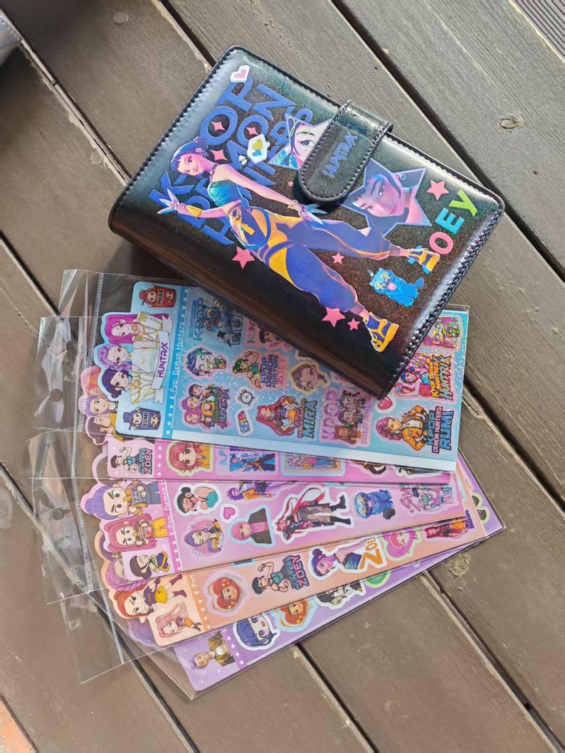 Huntrix Kpop Demon Hunters Notebook – Custom Name Journal - Composition ...