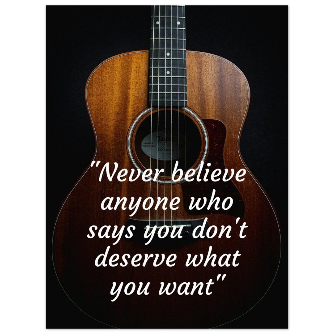 Taylor Swift Inspirational Quotes Paper Poster - Etsy