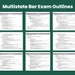 MBE Multistate Bar Exam Evidence Outline MBE Preparation Law Notes UBE ...