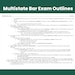 MBE Multistate Bar Exam Evidence Outline MBE Preparation Law Notes UBE ...