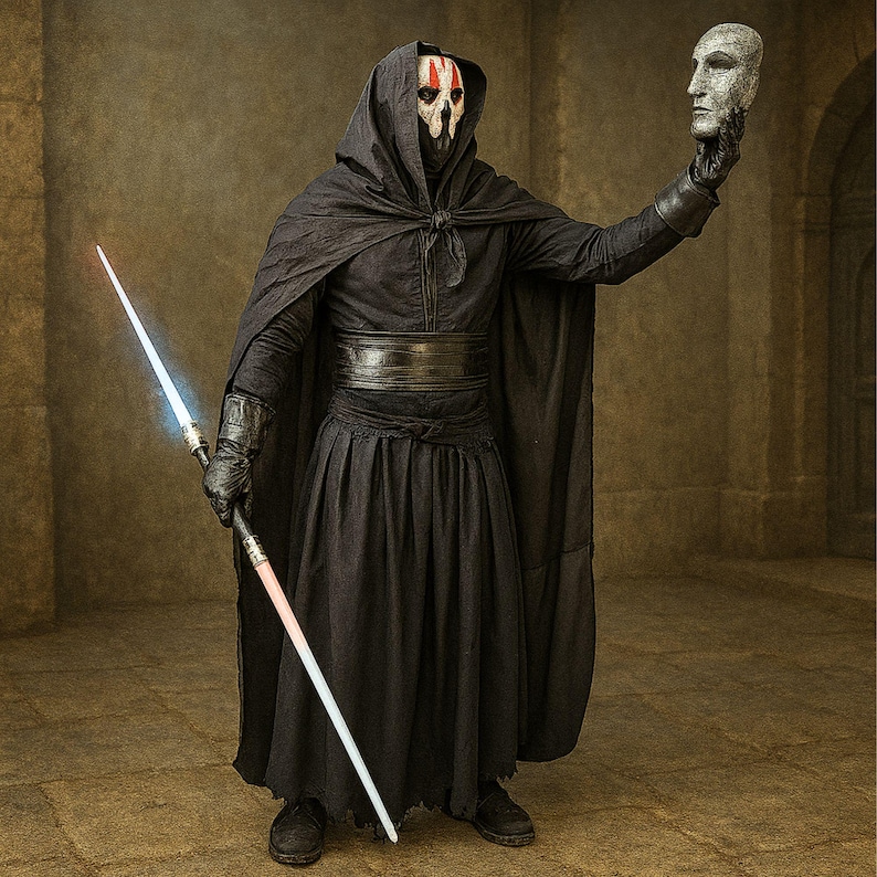 Darth Nihilus KOTOR2 Sith Lord Costume, Halloween Cosplay Robe - Etsy
