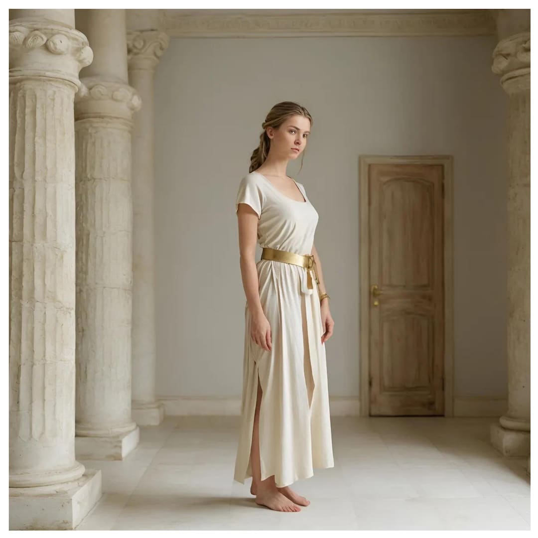 Renaissance Goddess Toga, Ancient Greek Women Costume, Medieval ...