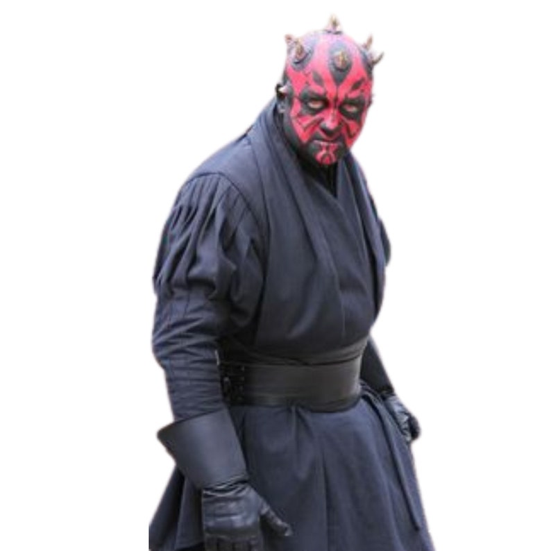 Darth Maul Cosplay Costume, Hooded Sith Lord Robe Hooded Cloak ...