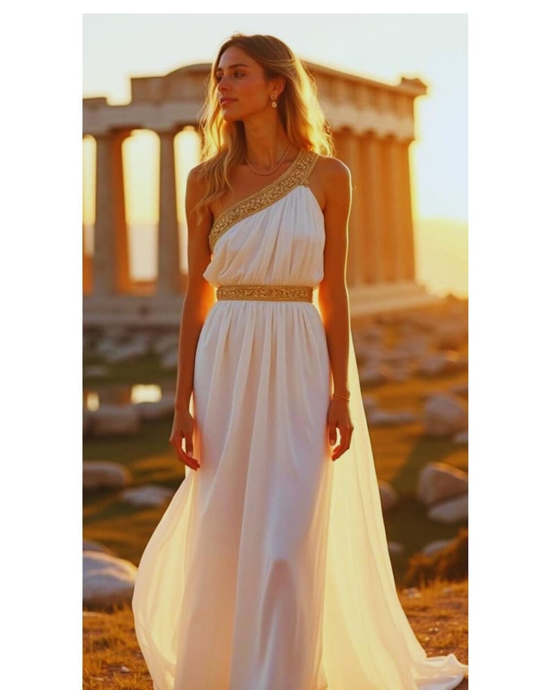 Renaissance Goddess Toga, Ancient Greek Women Costume, Medieval ...