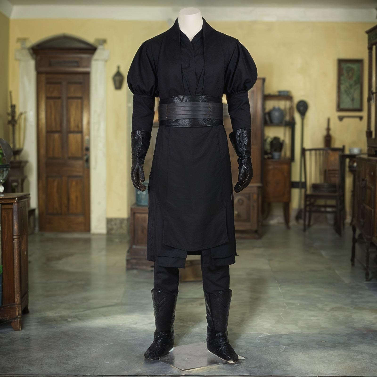 Darth Maul Cosplay Costume, Hooded Sith Lord Robe Hooded Cloak ...