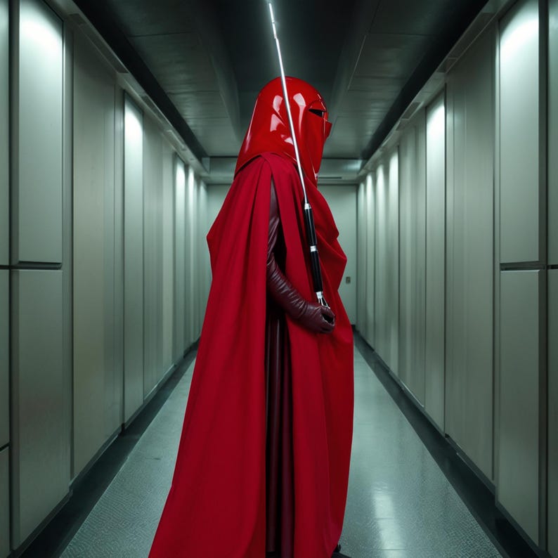 Imperial Royal Guard Costume, Empire Crimson Velvet Cosplay Costume ...