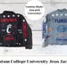 Custom University Jean Jacket. Unique to Buyers Style - Etsy