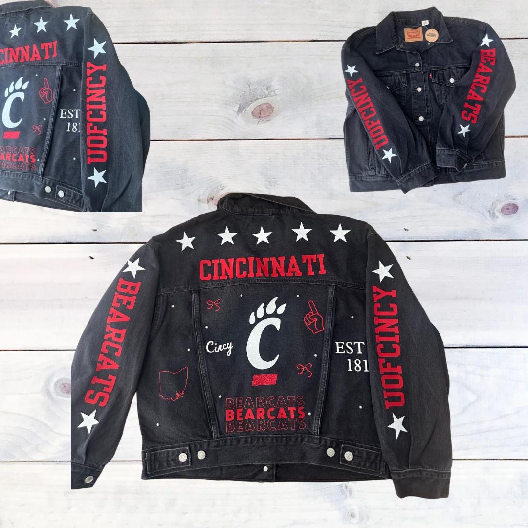 Custom University Jean Jacket. Unique to Buyers Style - Etsy