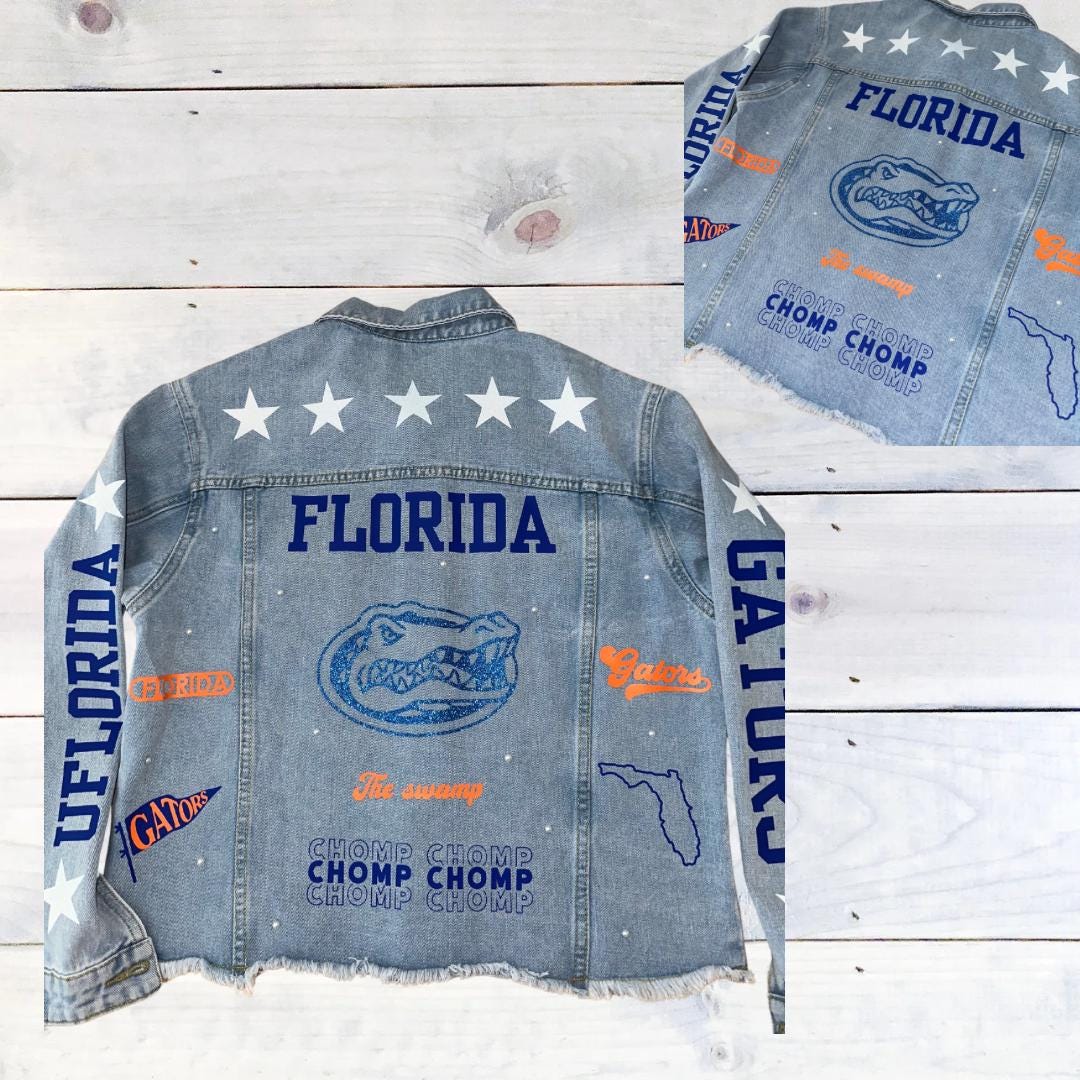 Custom University Jean Jacket. Unique to Buyers Style - Etsy