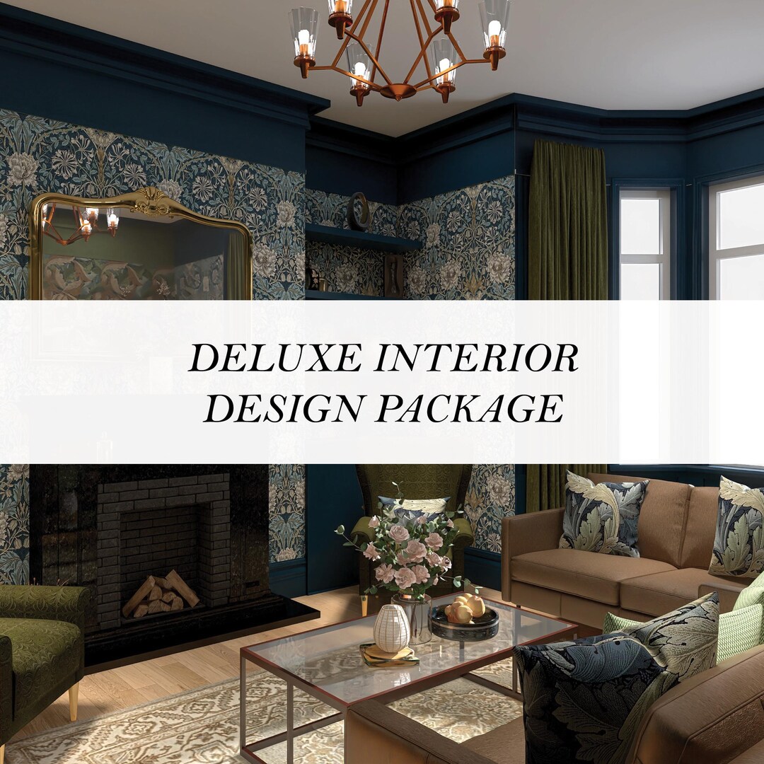 Deluxe 3D Virtual Interior Design Package - Custom Online Home Decor - Etsy
