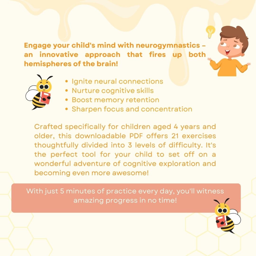 Neurogymnastics for Kids Bilateral Brain Development Brain Boosting ...