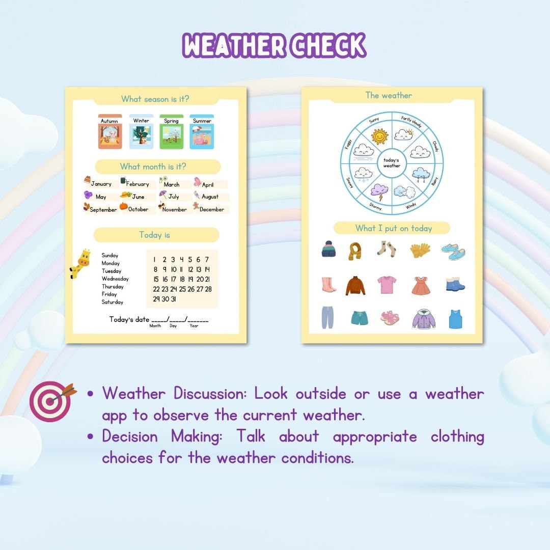 Morning Menu Homeschool | Preschool Morning Routine | Toddler Morning ...