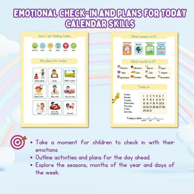 Morning Menu Homeschool | Preschool Morning Routine | Toddler Morning ...