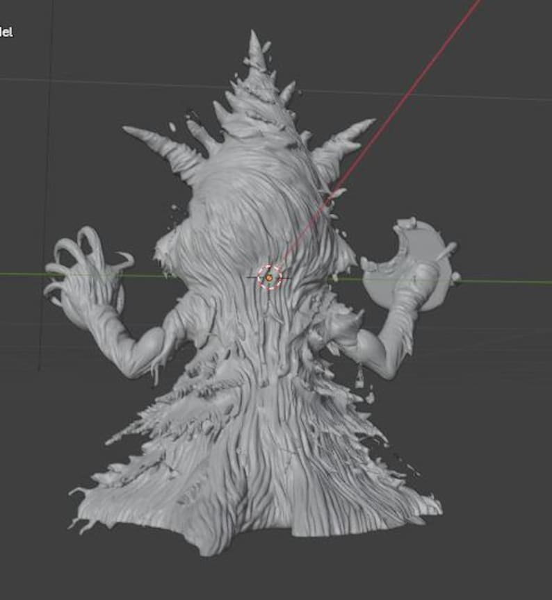 Evil Grinch Christmas Tree 3D Model STL | Dark Holiday Decor - Etsy