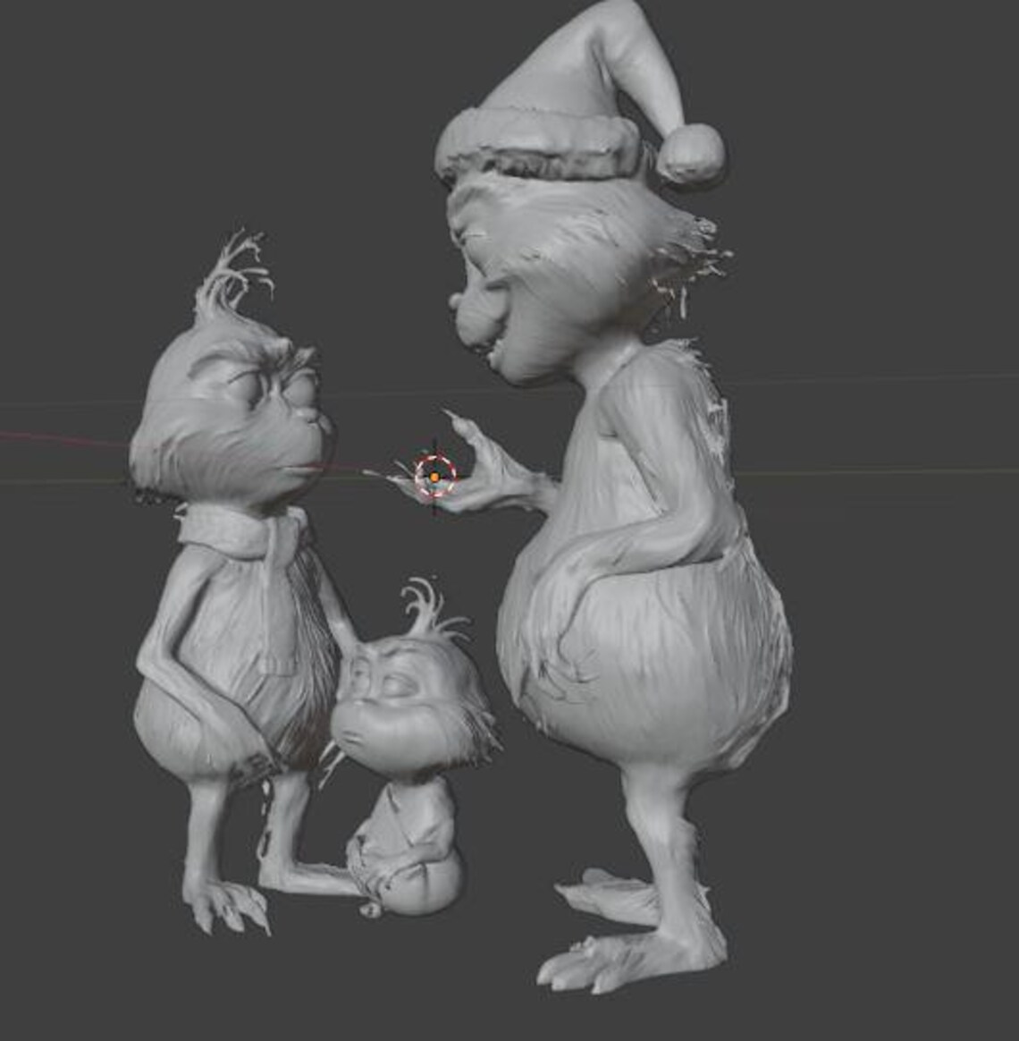 Grinch Family STL File | 3D Printable Christmas Figurines | Funny ...