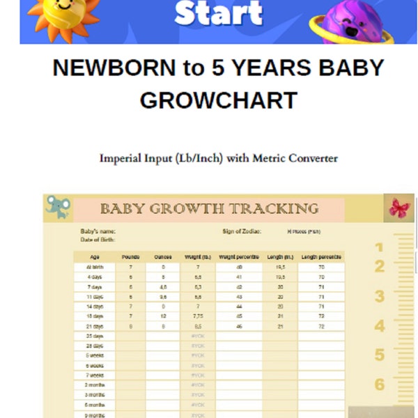 Paper Growth Chart - Etsy