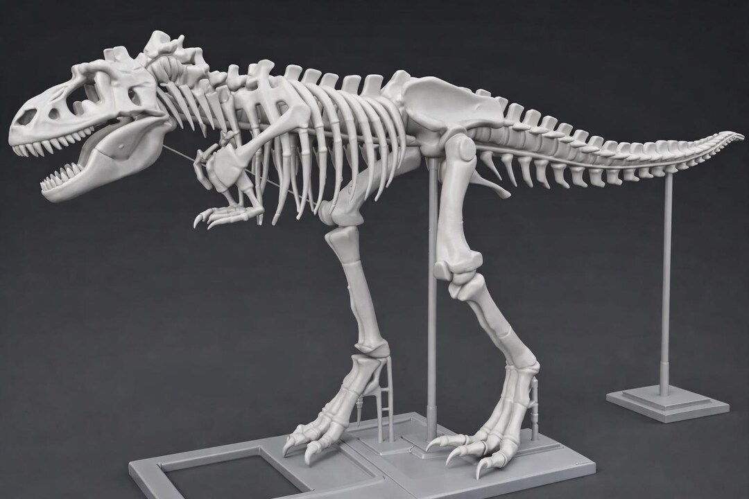 T-rex Skeleton 3D Model File for Digital Art & 3D Printing ...