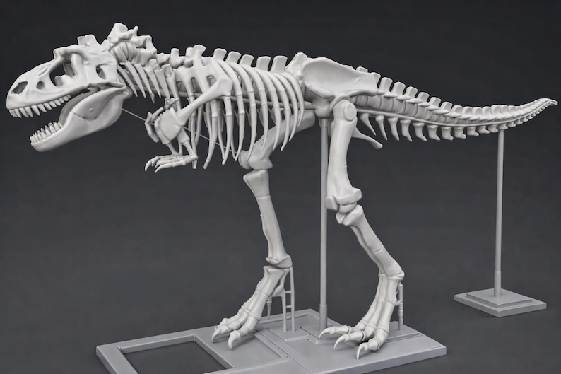 T-rex Skeleton 3D Model File for Digital Art & 3D Printing ...