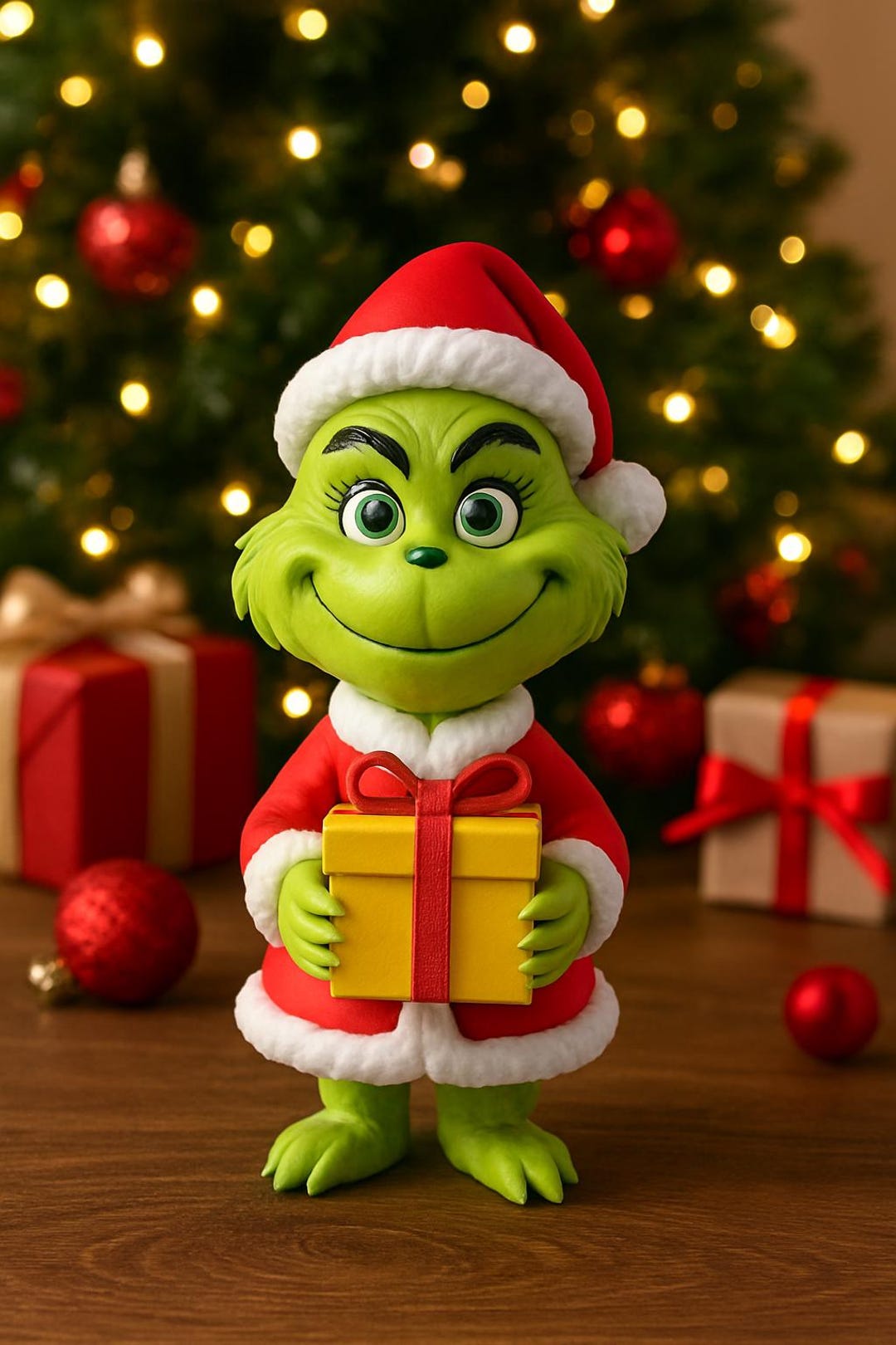 Grinch Christmas 3D Model STL File | Funny Xmas Decoration (digital ...